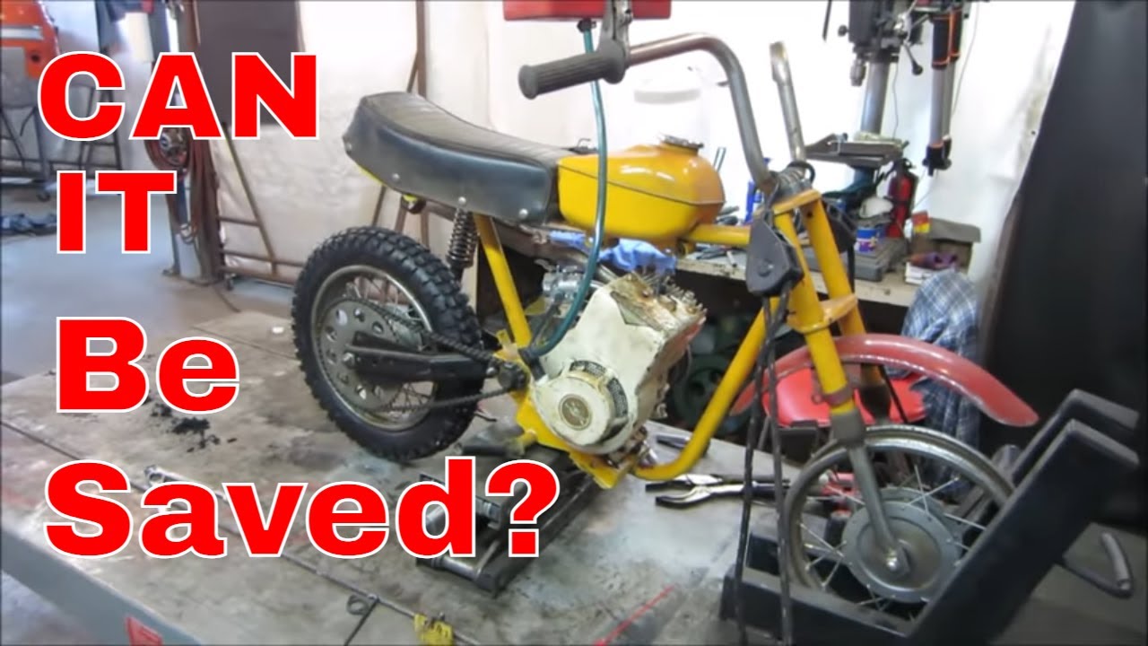 Trashed Rupp Mini Bike Will It Run Pt2 Youtube