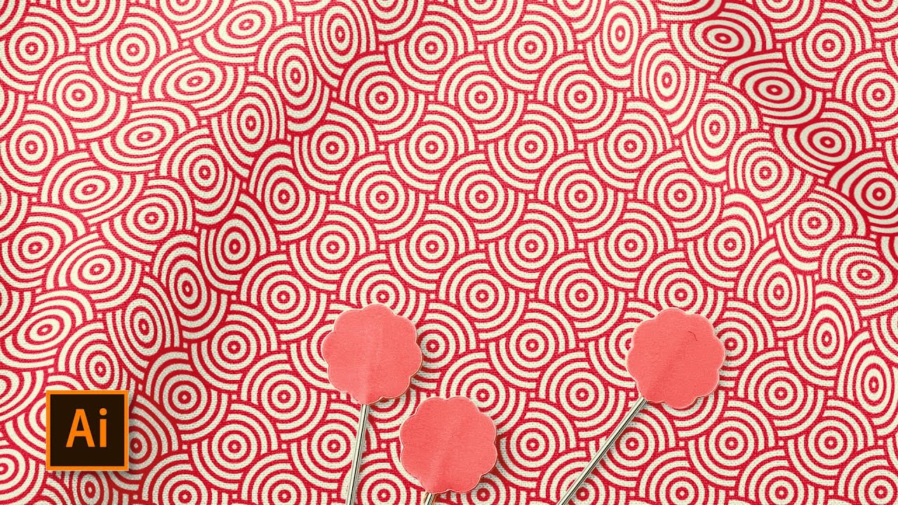 Overlapping Circles Pattern Adobe Illustrator Youtube