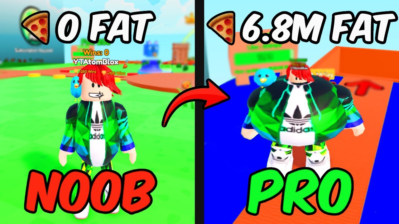 I Became The Fattest Player In Roblox Fat Simulator Youtube