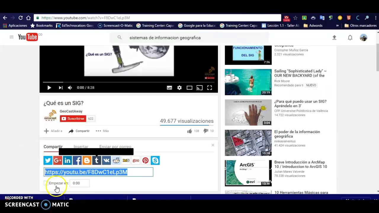 Como Compartir Un Vídeo Desde Youtube