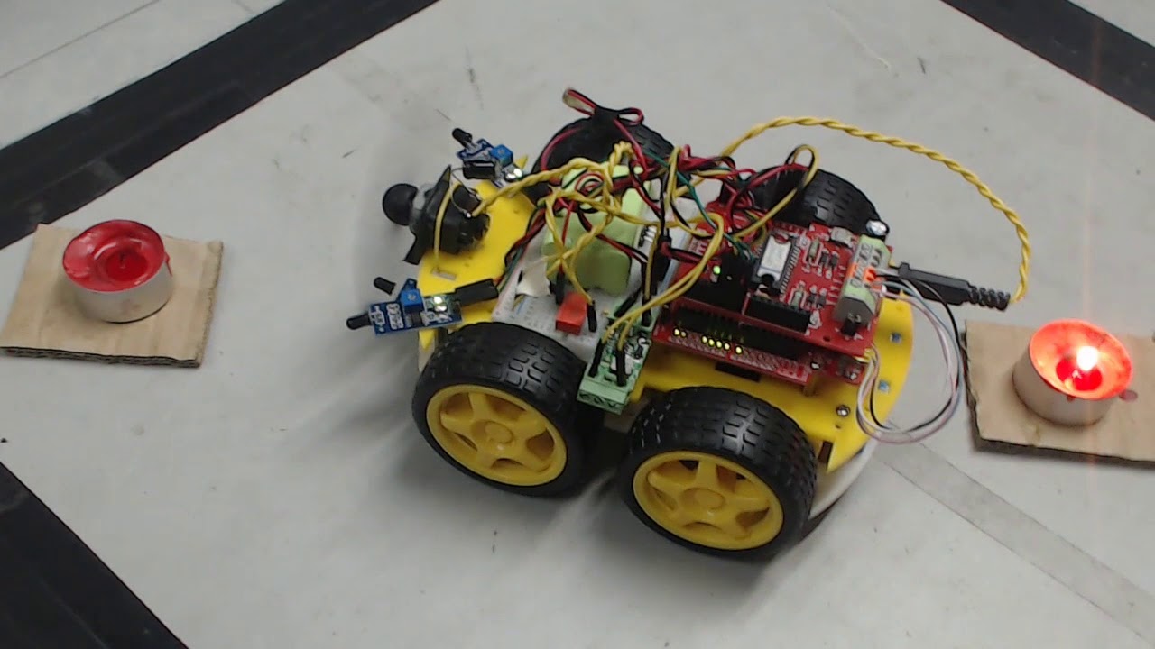 Diy Arduino Based Fire Fighting Robot Project With Code And 41 Off