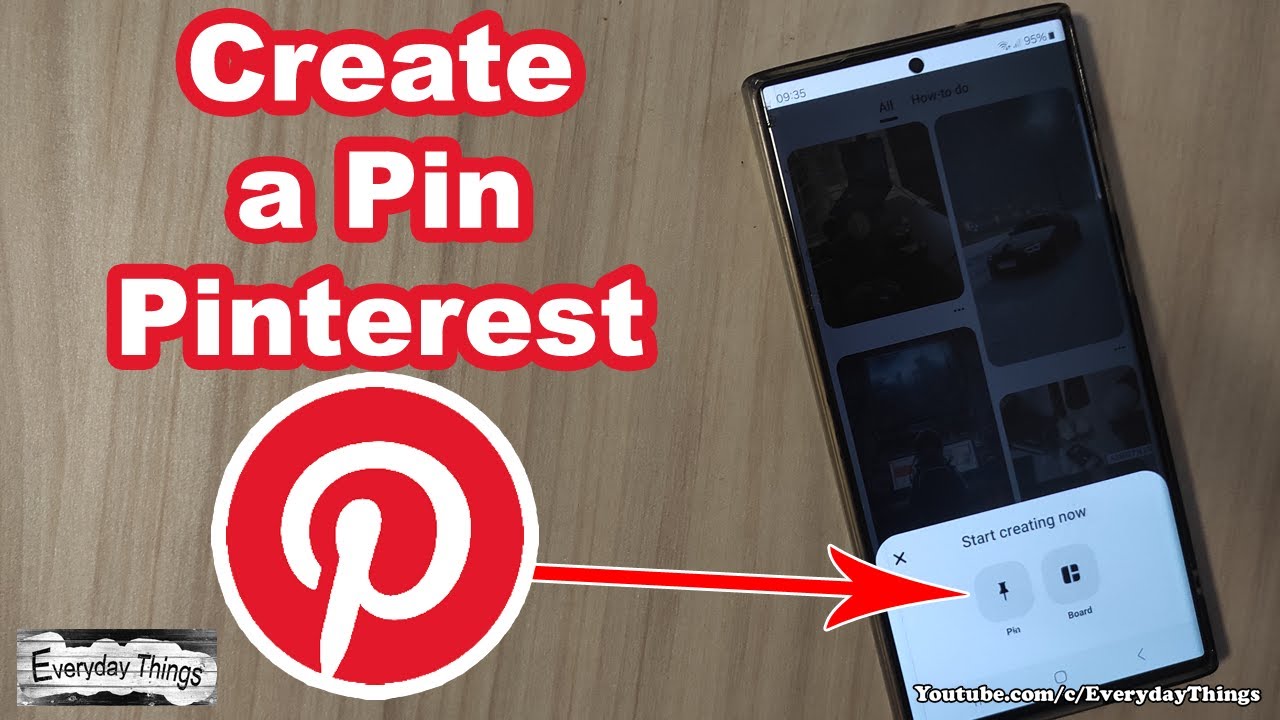 How To Create A Pin On Pinterest A Quick And Easy Tutorial Youtube