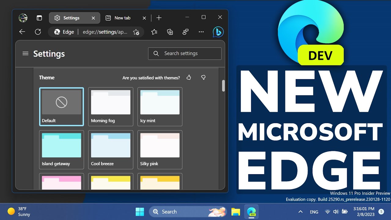 Microsoft Edge The New Two New Features Chromium Based Microsoft Edge