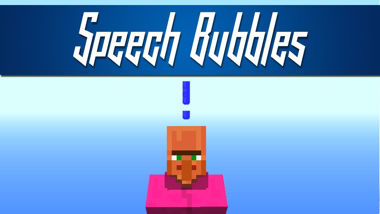 Minecraft Speech Bubbles Youtube