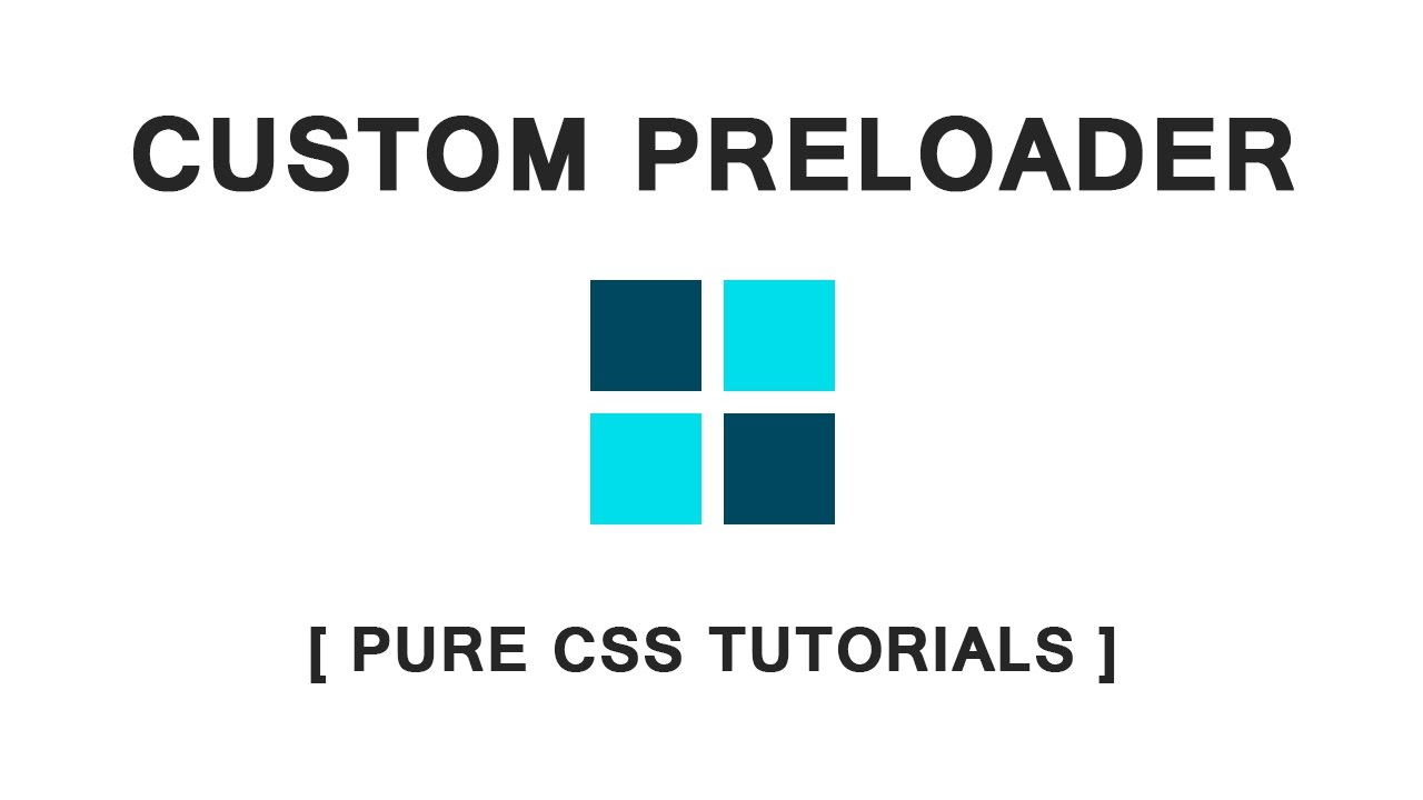 Css Custom Preloader Animation Pure Css Tutorials How To Make Css