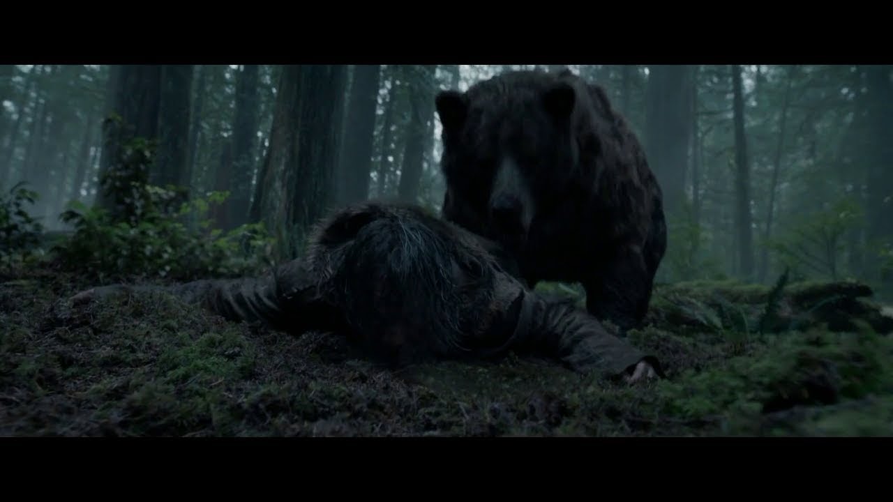Bear Attack Scene In The Revenant Movie 2017 Leonardo Dicaprio Best