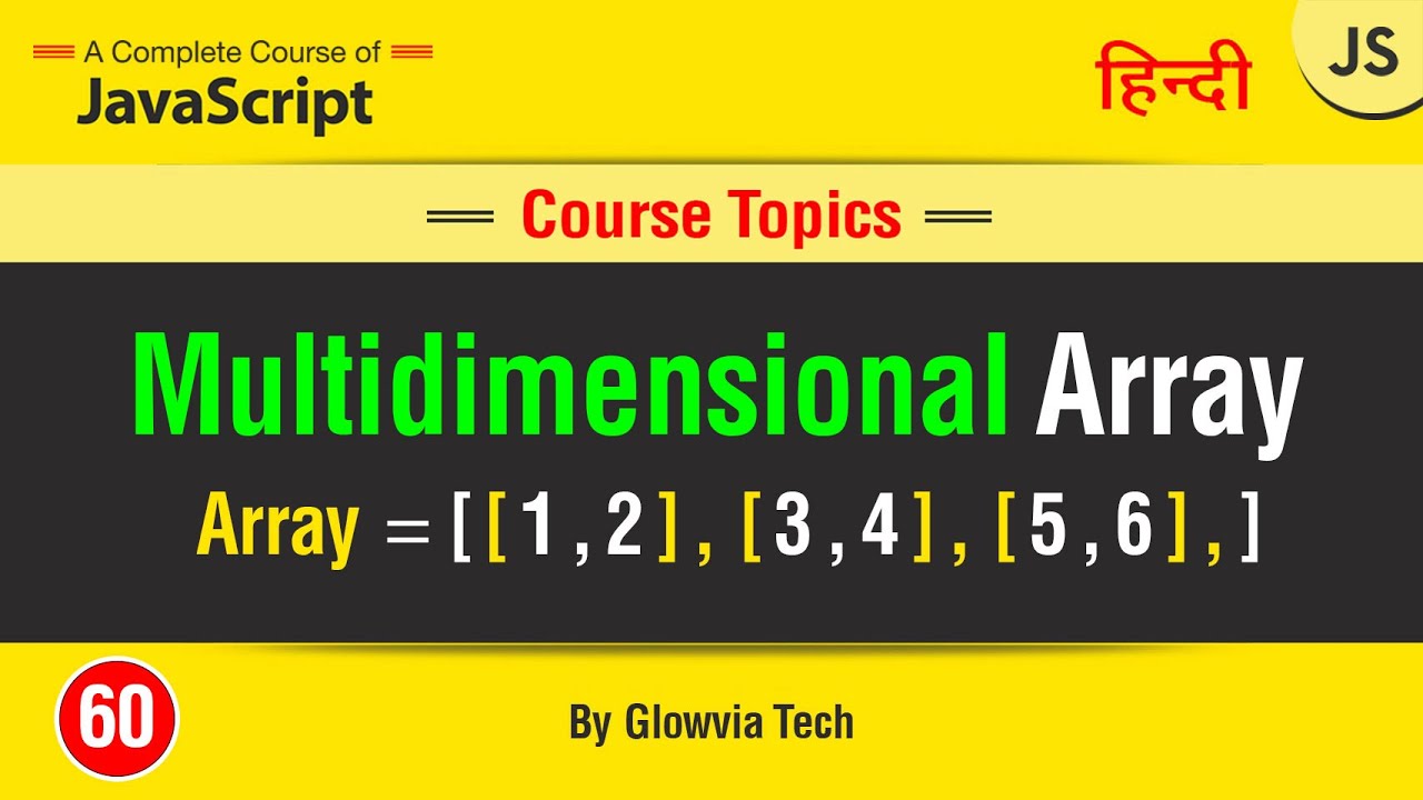 Multi Dimensional Array Javascript Multidimensional Arrays Tutorial