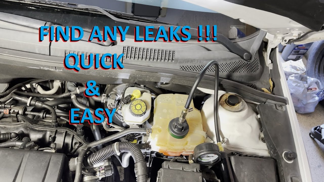 How To Find And Fix Coolant Leak Chevy Youtube