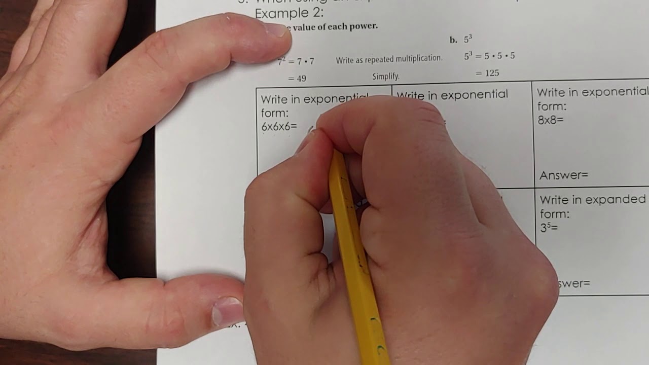 Exponents Youtube