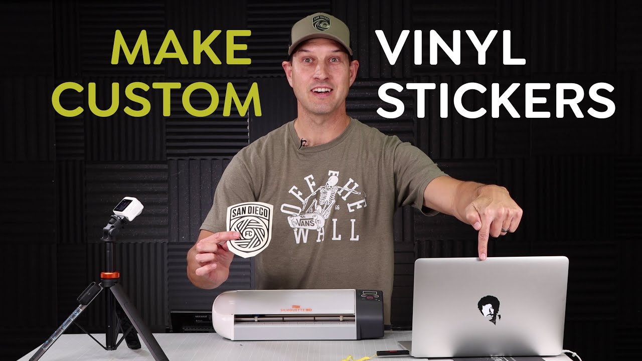 How To Make Vinyl Stickers Youtube