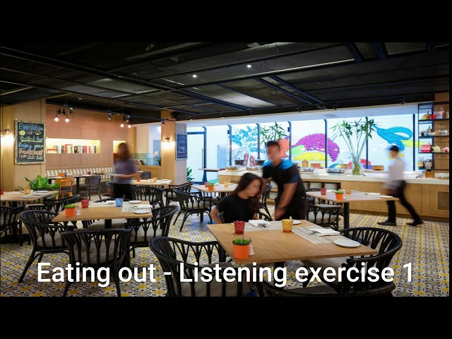 Eating Out Ordering At A Restauran English Esl Video Lessons