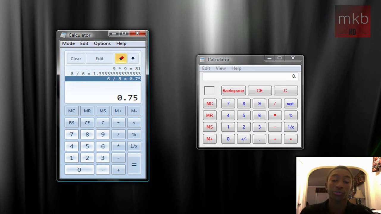 Hd Tutorial Windows 7 Calculator Youtube