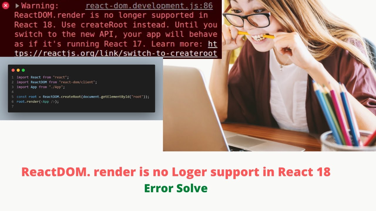 Reactdom Render Is No Longer Support In React 18 Error Solution