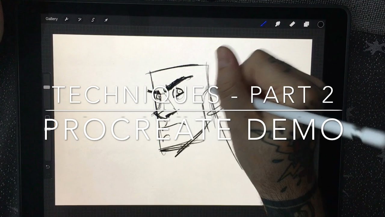 Techniques Part 2 Procreate Demo Youtube