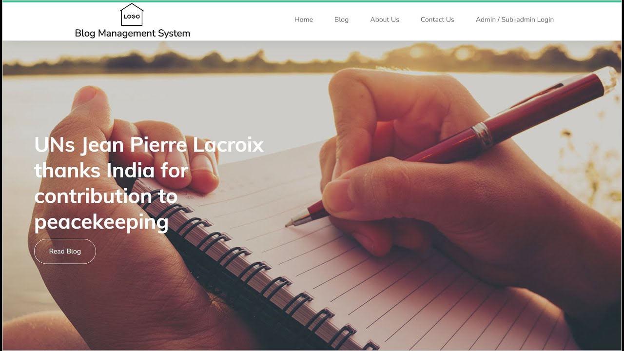Blog Management Php Script Youtube