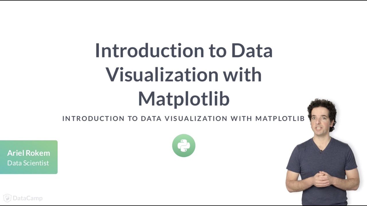 Python Tutorial Introduction To Data Visualization With Matplotlib