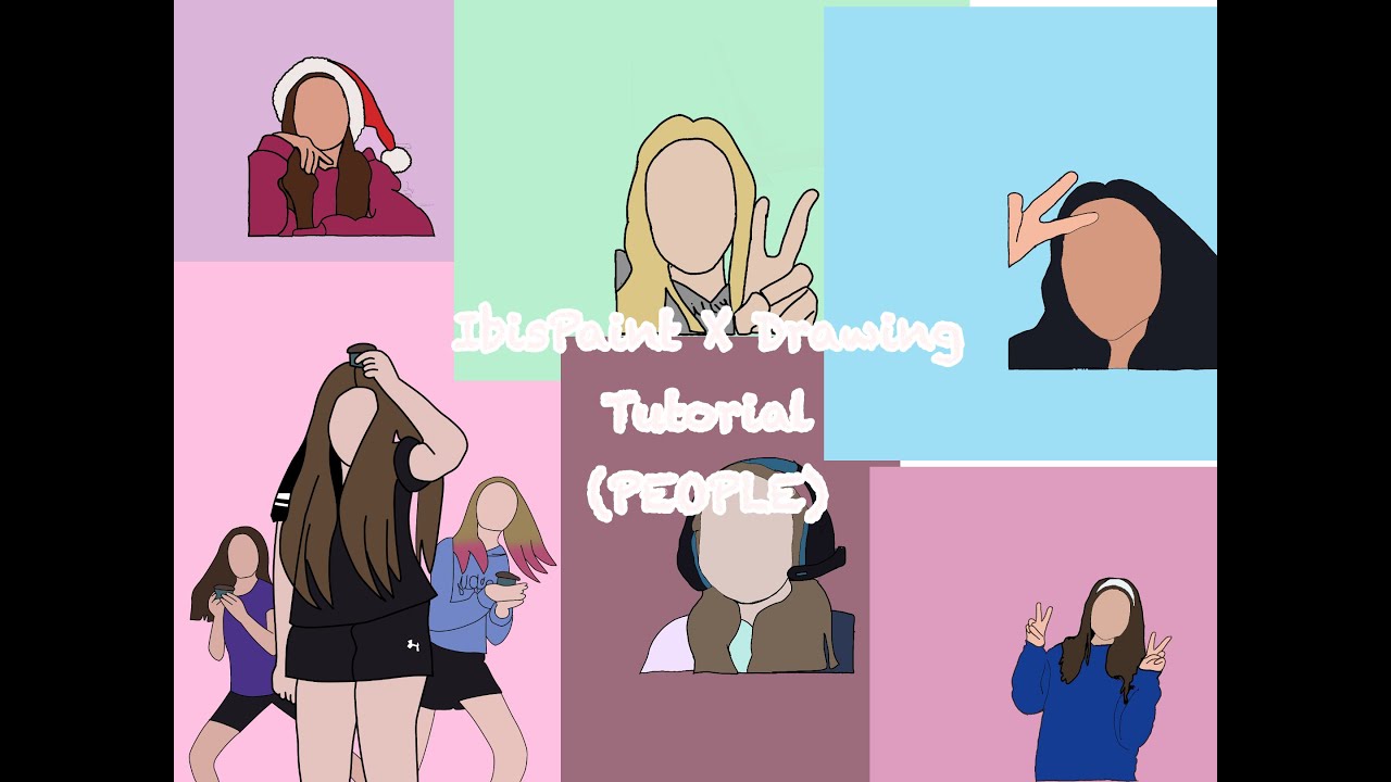 Ibispaint X Drawing Tutorial People Youtube