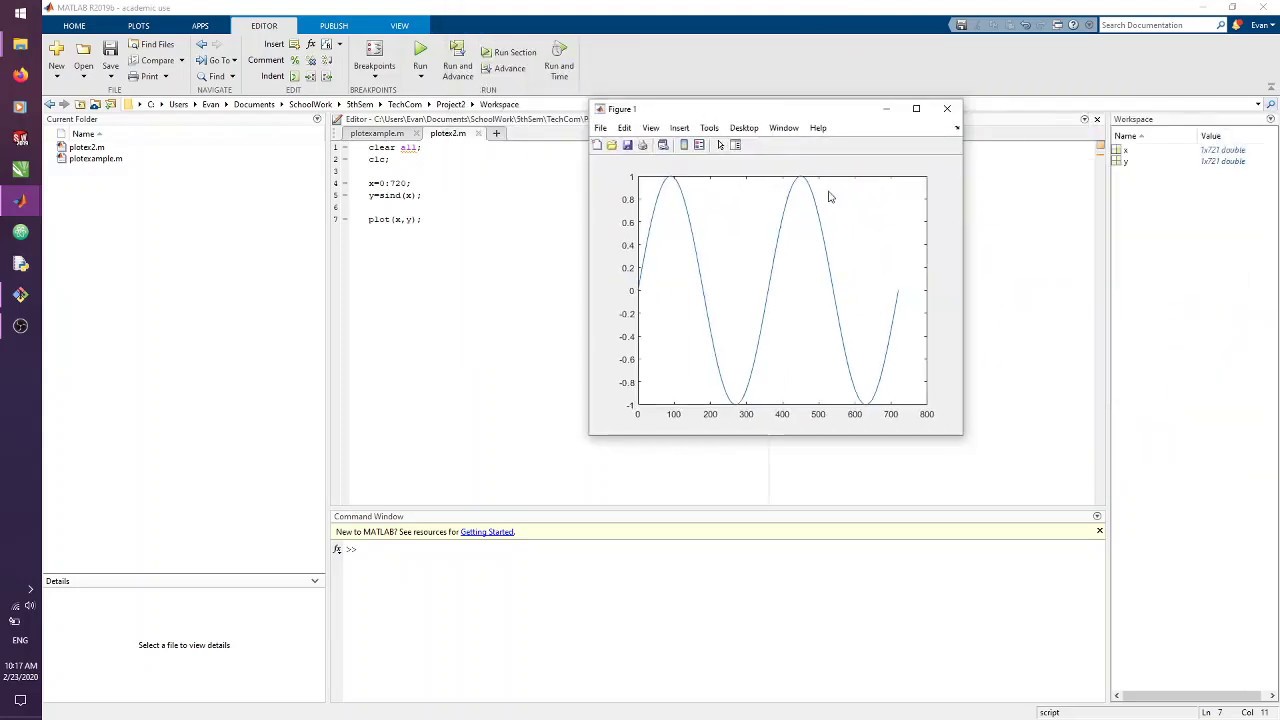 Matlab Plotting Tutorial Youtube