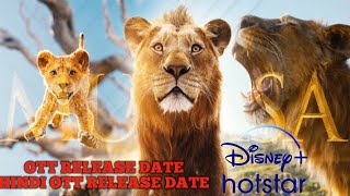 Mufasa The Lion King Ott Release Date Mufasa The Lion King Hindi Dubbed ...