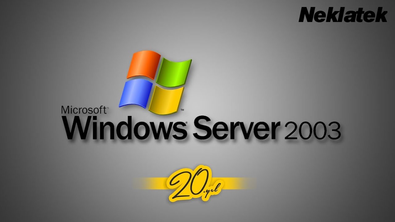 Windows Server 2003 20 Yıldönümü Windows Server 2003 R2 Standard