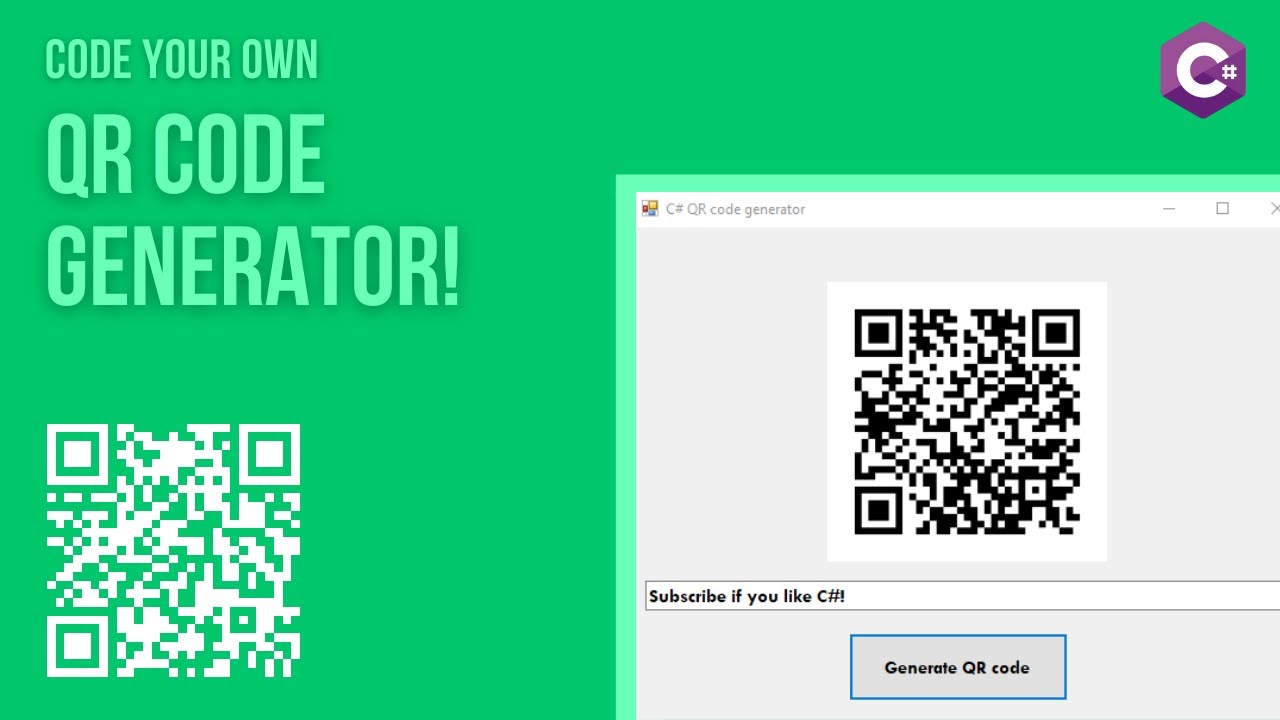 C Beginner Tutorial Code A Qr Code Generator In 5 Minutes Using C