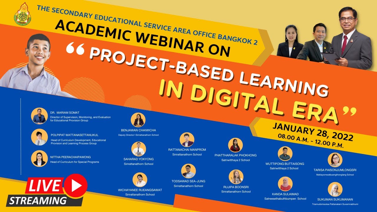Academic Webinar On Project Based Learning In Digital Era Youtube