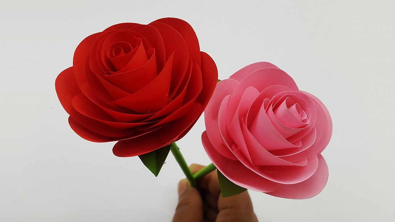 Diy Paper Roses
