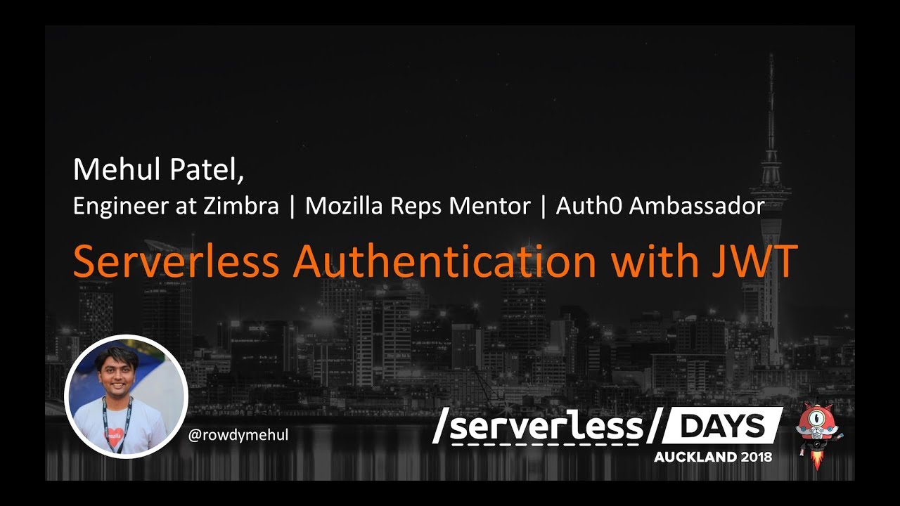 Serverlessdays Akl Serverless Authentication Youtube
