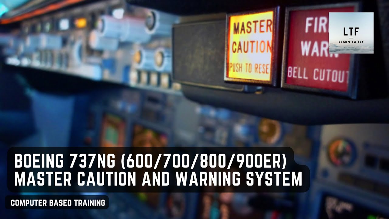 Boeing 737ng 600 700 800 900er Master Caution And Warning System