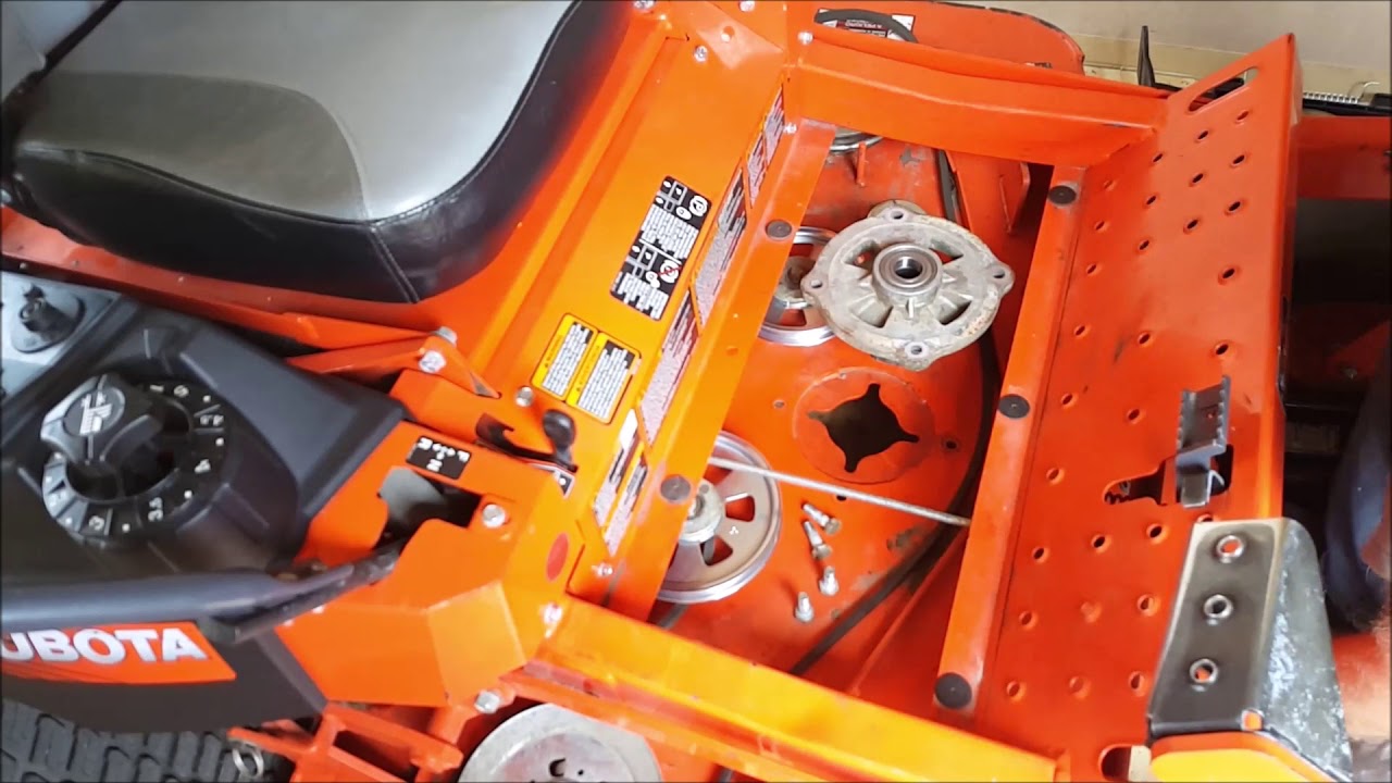 How To Replace Spindle Bearing On A Kubota Zero Turn Spindle Bearing