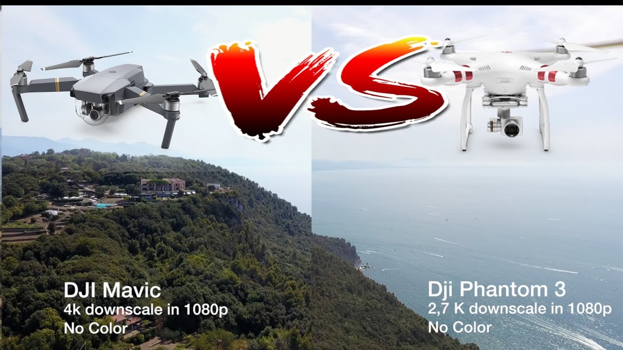 Dji Mavic Pro Vs Dji Phantom 3 In Italiano Youtube