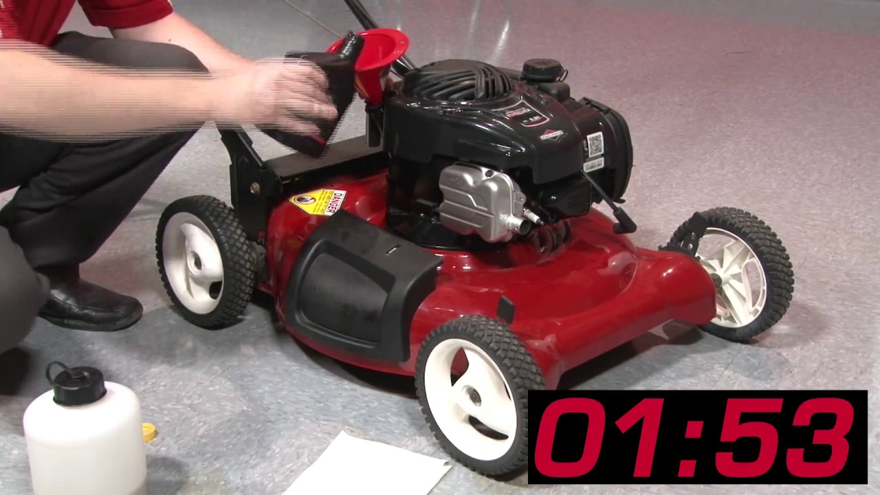 The 3 Minute Small Engine Oil Change From Briggs Stratton Youtube