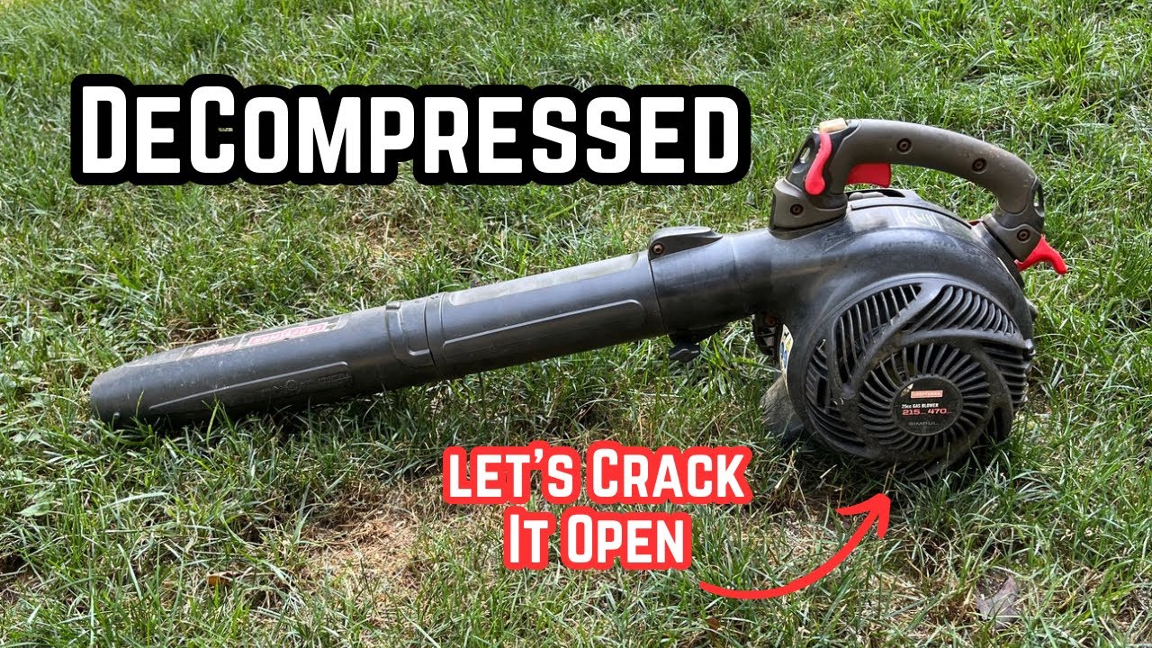 Low Compression Blower Vac Teardown 2012 Craftsman Poulan 25cc Youtube