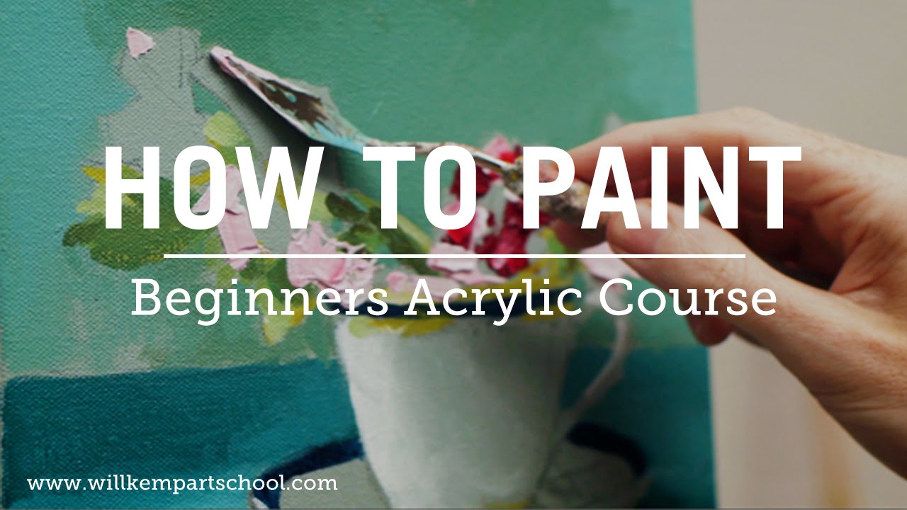 Beginners Acrylic Painting Course Youtube