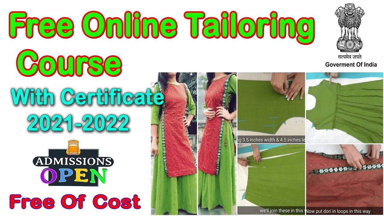 Online Tailoring Course Youtube
