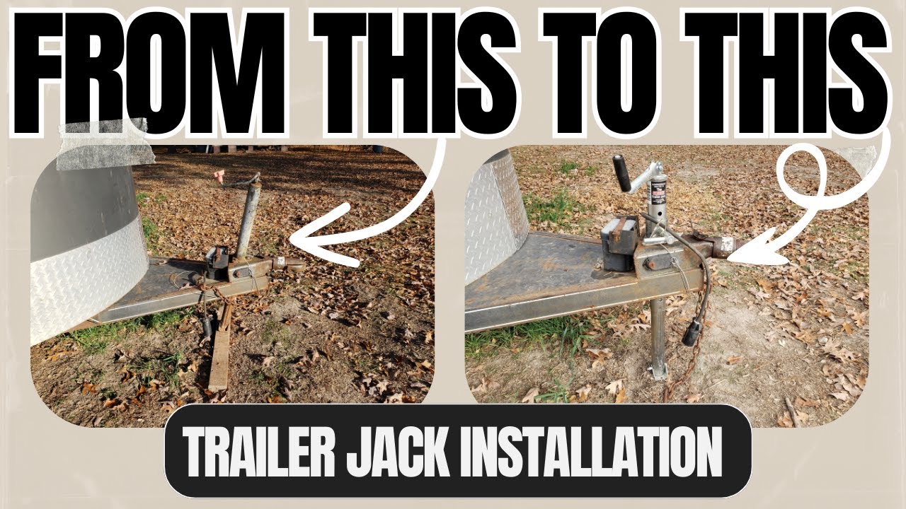 Diy Fix A Broken Livestock Trailer Jack Youtube