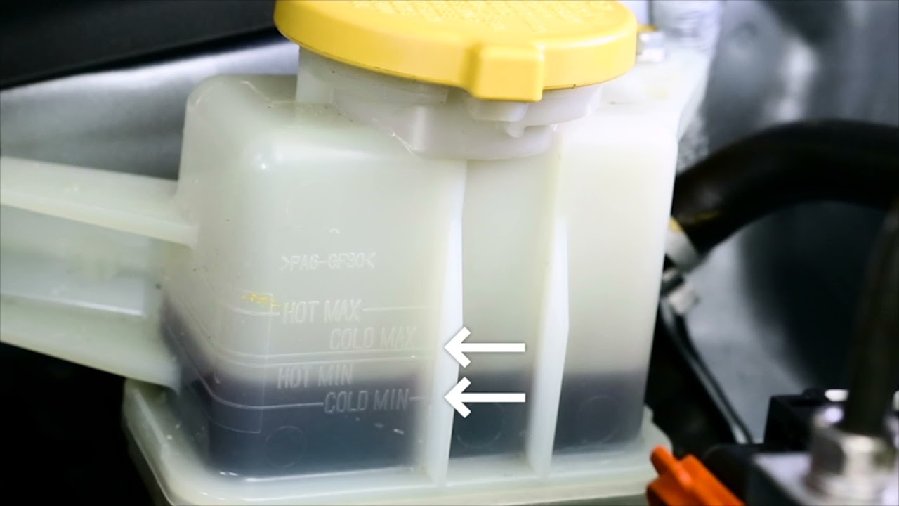 Subaru Checking Fluids Power Steering Fluid Youtube