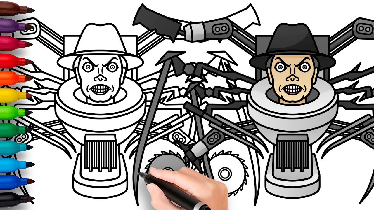 Como Dibujar A Michael Jackson Skibidi Toilet Paso A Paso Fácil Y