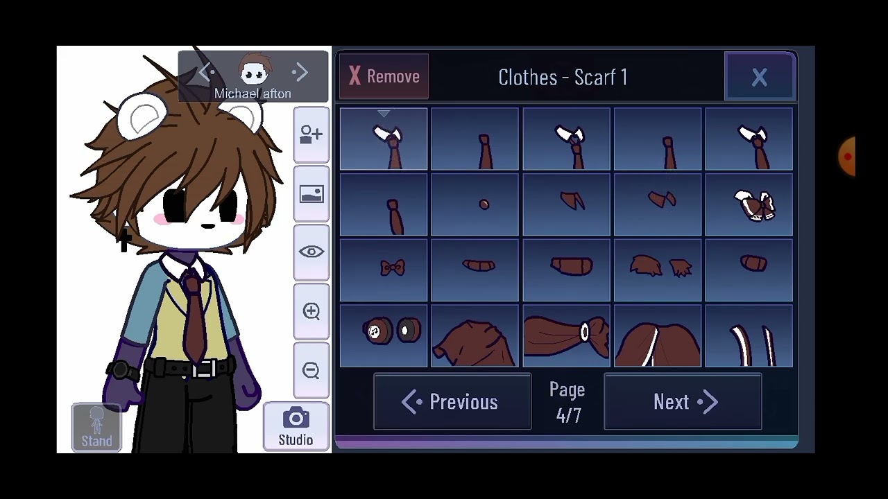 How To Make Michael Afton In Gacha Club Youtube