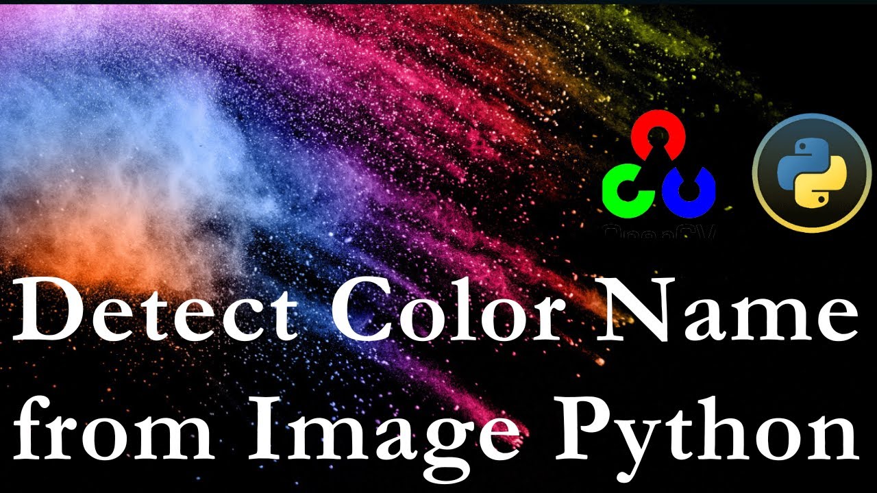 How To Detect Color From Image Using Python Youtube