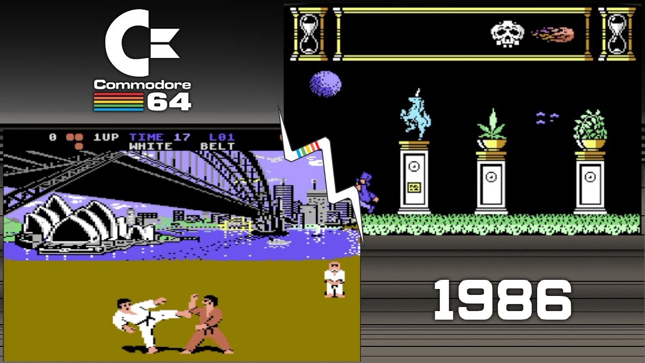 Top 50 Commodore 64 C64 Games Of 1986 In Under 10 Minutes Youtube