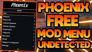 Gta V Online Pc Phoenix Mod Menu V1 7 Free Download Billionen Stealth ...