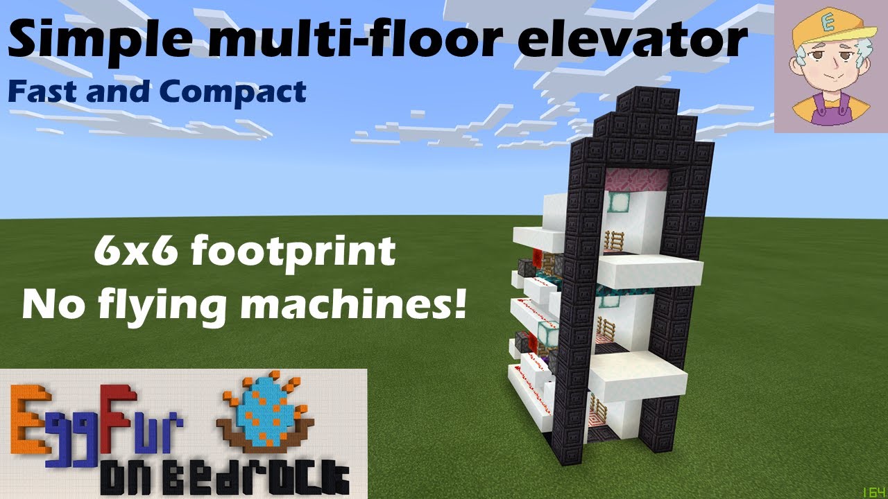 How To Make A Multi Floor Elevator In Minecraft Bedrock Viewfloor Co