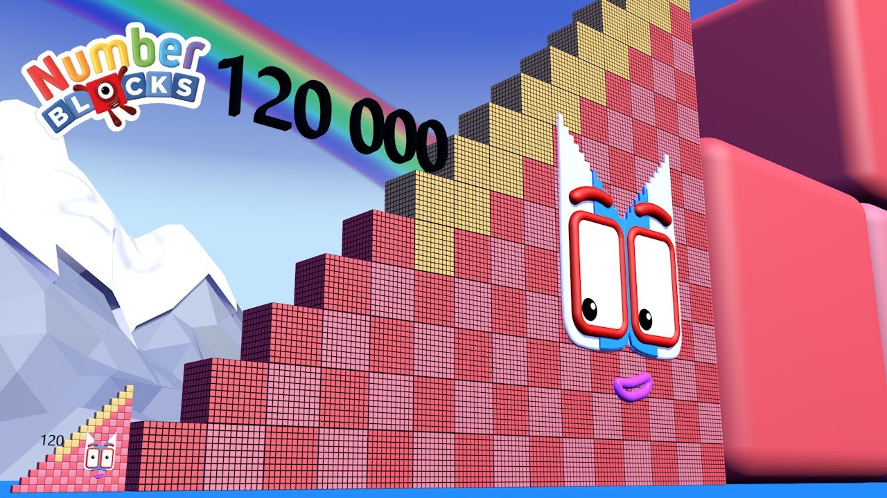 Numberblocks Step Squad 120 Vs 120 Million рџ ї Epic Count Youtube