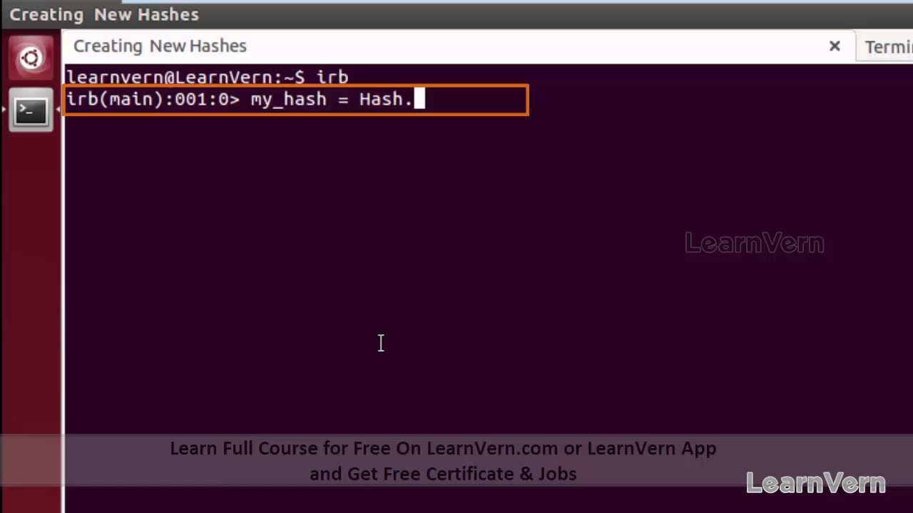 How To Create Hash In Ruby Youtube