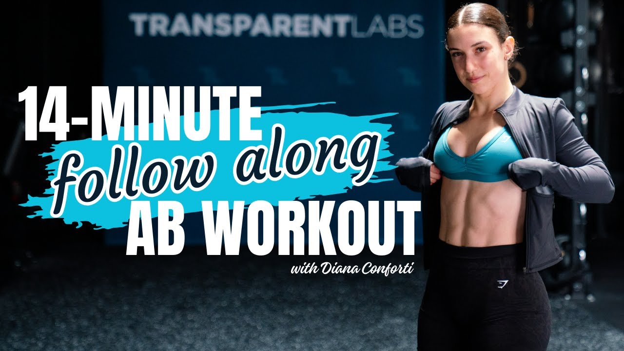 14 Minute Follow Along Ab Workout Full Sweat Sesh Youtube