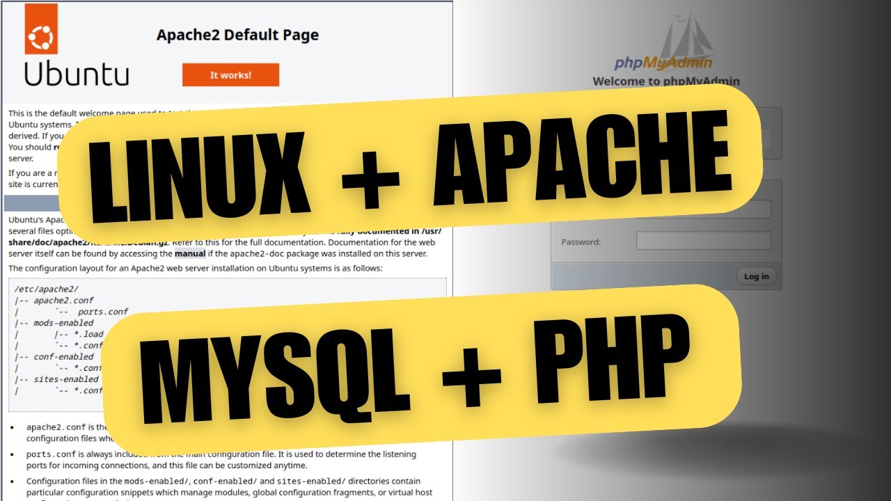 How To Install Apache2 Php Mysql Phpmyadmin On Ubuntu Linux Full