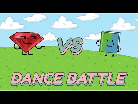 Bfdi 9 Dance Battle Round 1 Ruby Vs Book Who Will Win Youtube