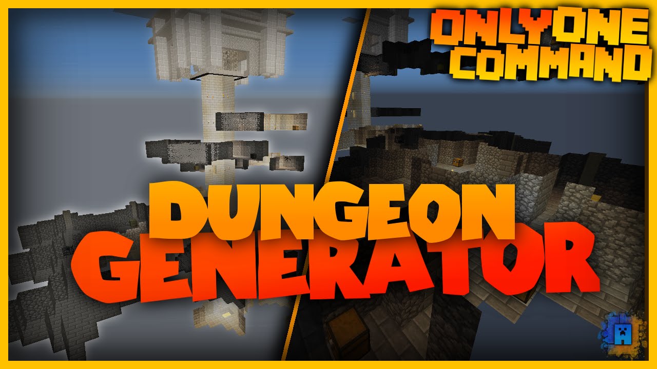 Minecraft Dungeon Generator In Only One Command 1 8 Youtube