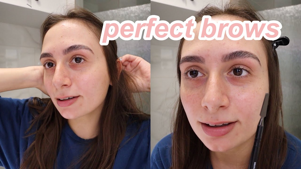 How To Do Your Brows At Home Easy Youtube